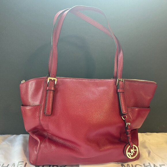 Michael Kors | Bags | Red Michael Kors Shoulder Bag | Poshmark